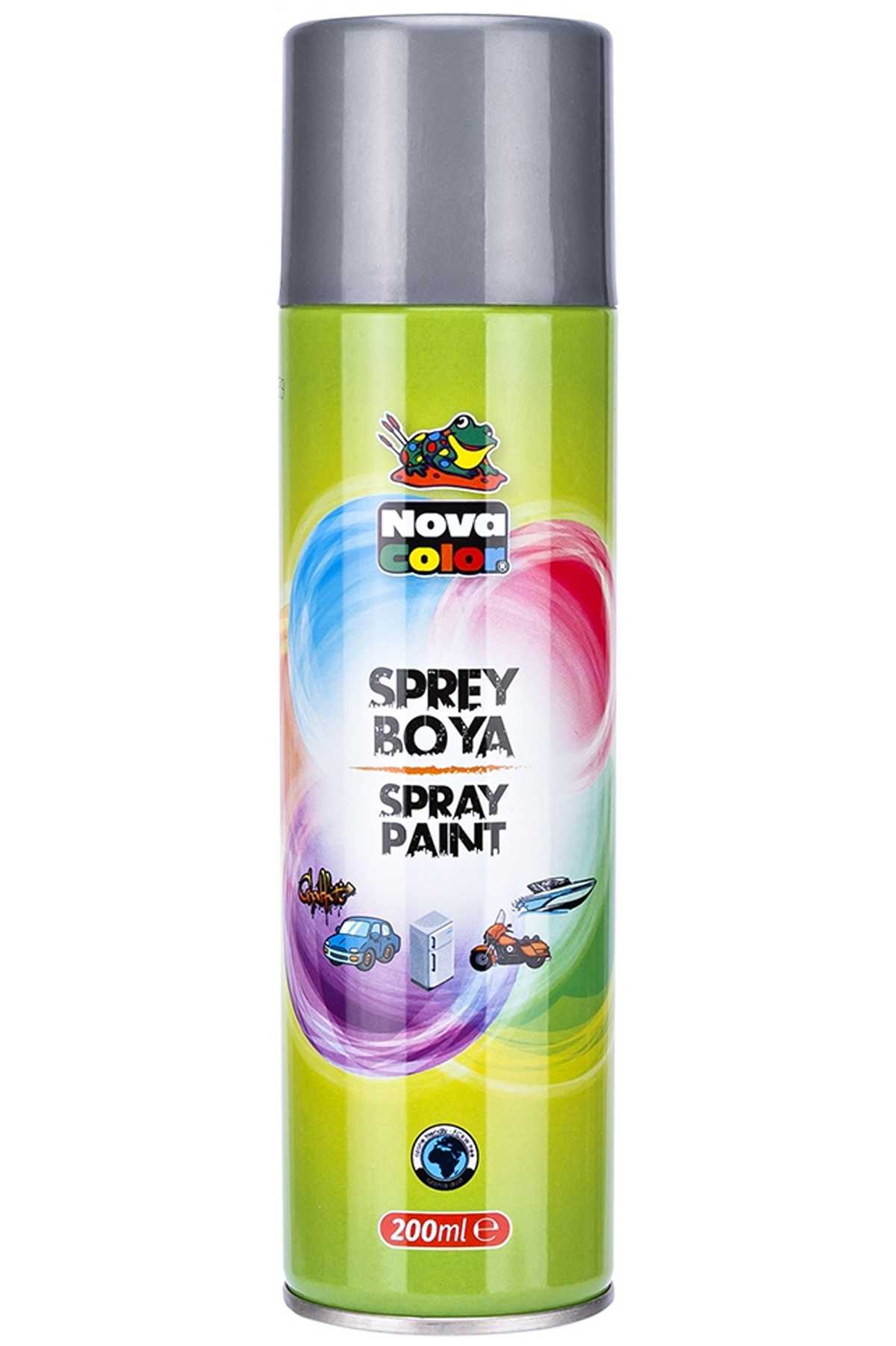 Nova Color Sprey Boya 200 Ml Gümüş - supersoci.com