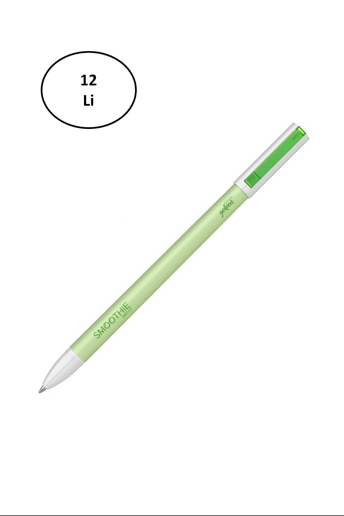 Scrikss Smoothie Jel Kalem 0.7mm Yeşil 12 Lik - supersoci.com