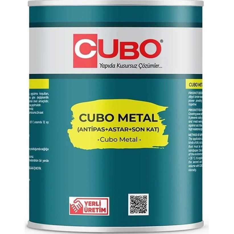 Cubo Metal Pas Boyası Ral 7016 Antrasit Grİ 0,75 Litre - supersoci.com