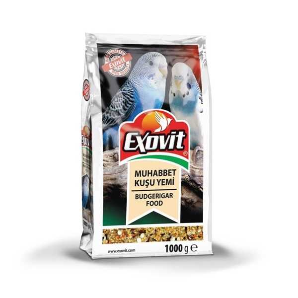 Exovit Yetişkin Muhabbet Kuşu Yemi 1000 Gr - supersoci.com