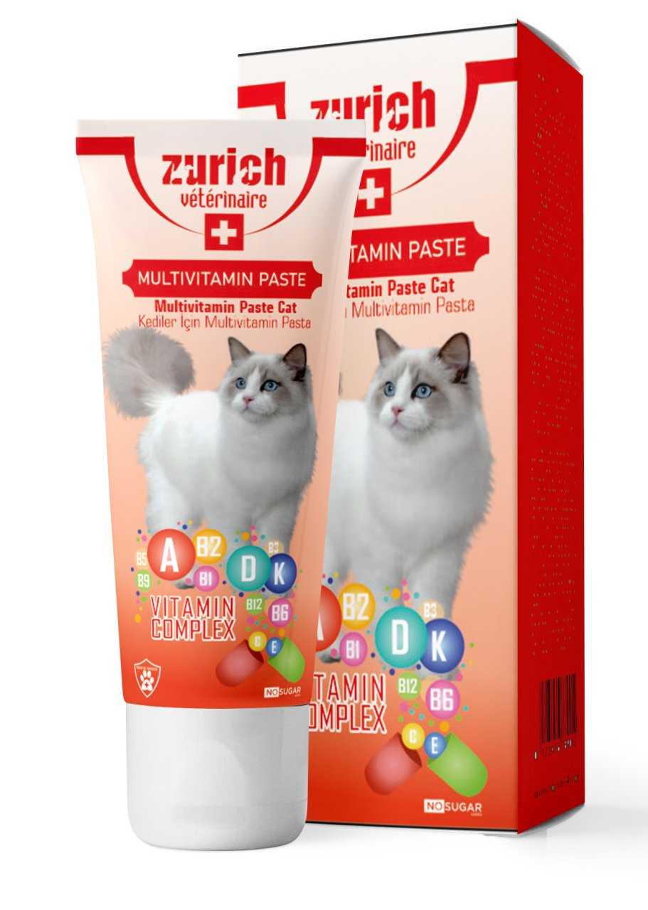 Zurich Cat Vitamin Paste Kedi Multivitamin Macun 30 ml - supersoci.com