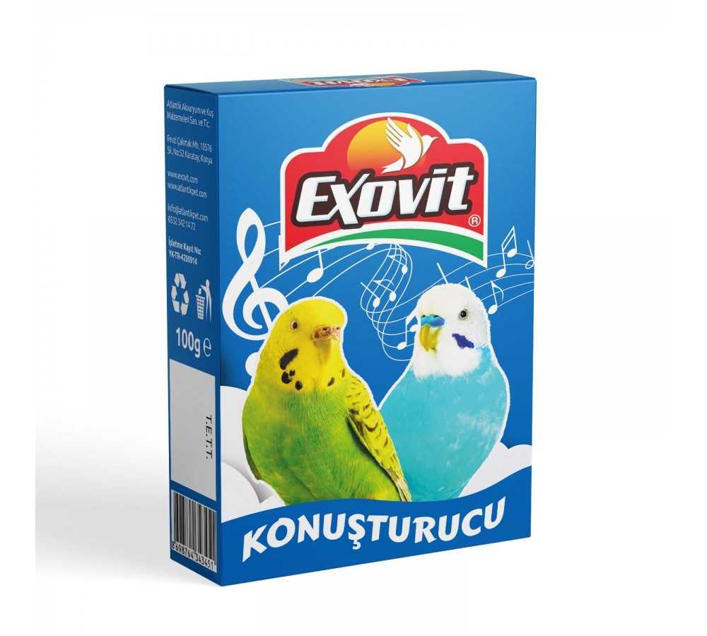 Exovit Muhabbet Kuş Konuşturucu 100 gr - supersoci.com